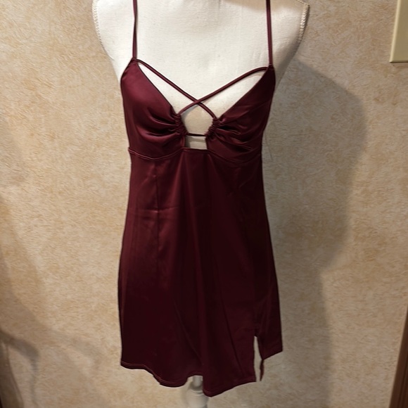 Target | Intimates & Sleepwear | Nwt Target Red Chemise Slip Nightgown ...